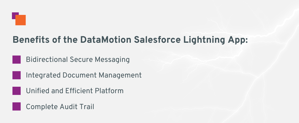 Next-Level Secure Messaging for Salesforce Lightning | DataMotion Next-Level Secure Messaging for Salesforce Lightning | DataMotion